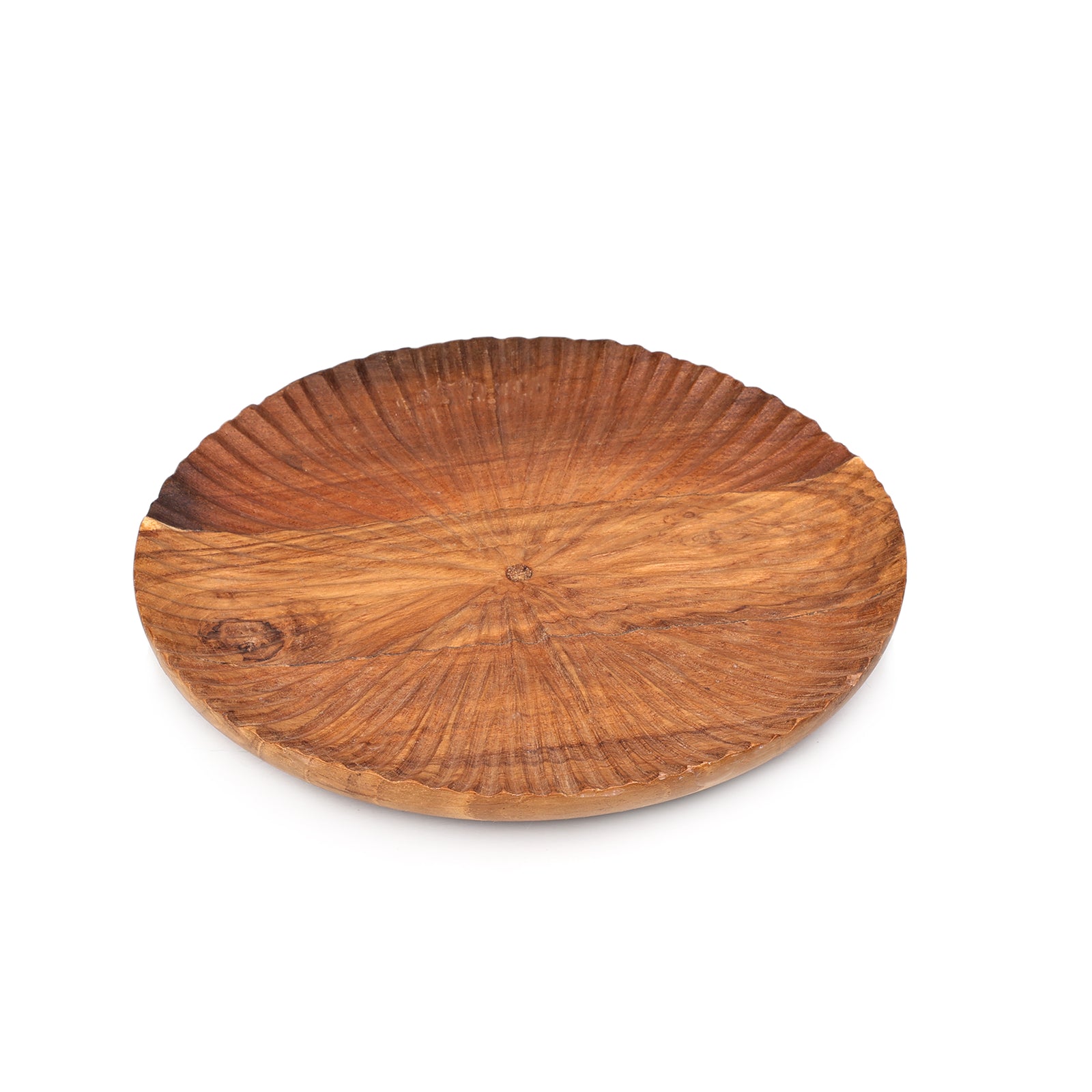Teak rough plates 17cm – Pujaroom